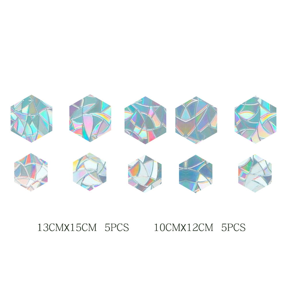Rainbow Prism Electrostatic Glass Sticker PVC Glue-free Stars Diamond ...