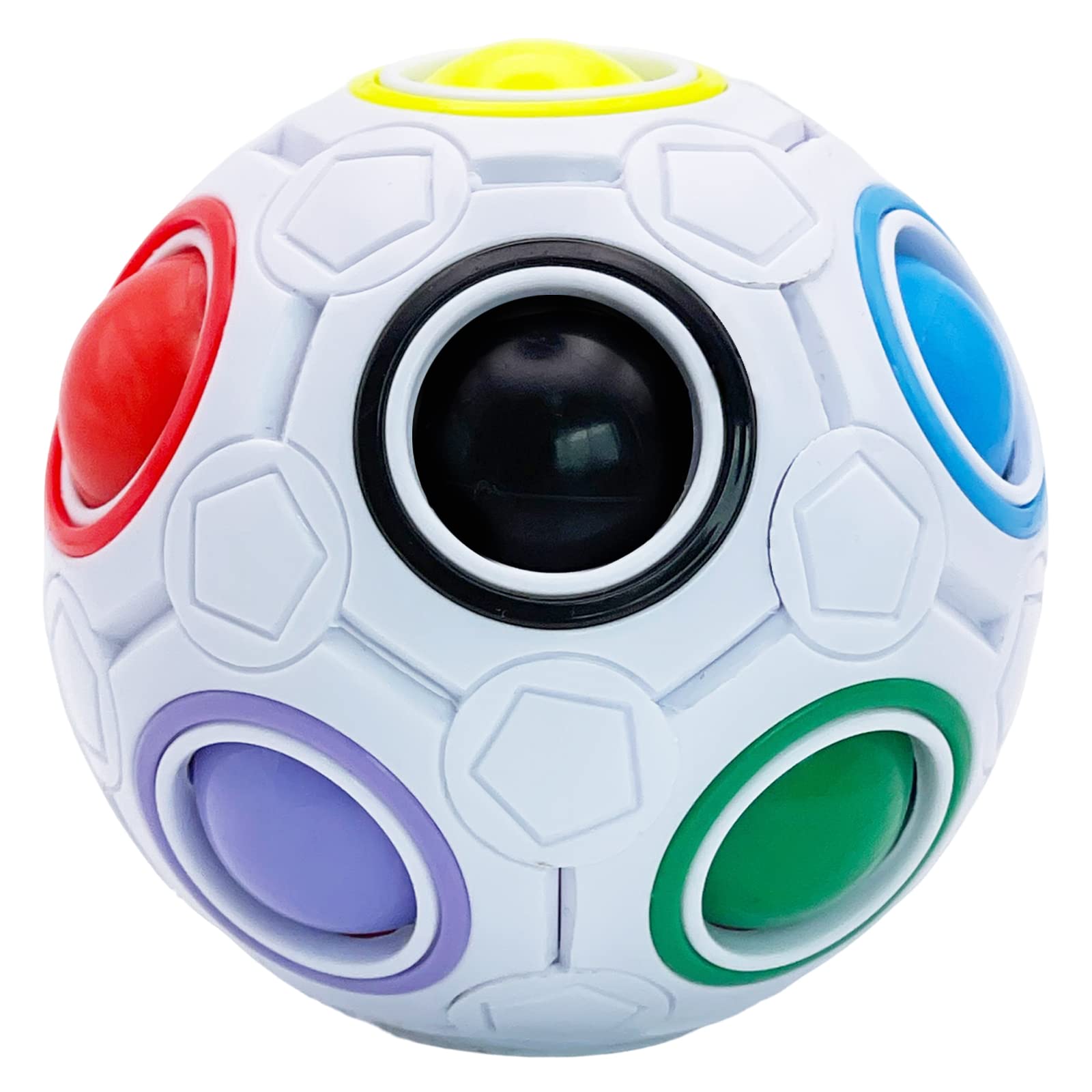 Rainbow Puzzle Balls, Color MMF7 Matching Puzzle Game Toys with 12 ...