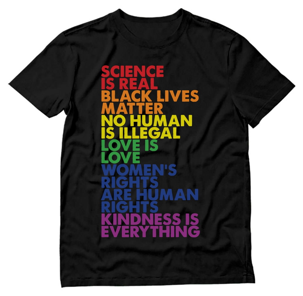 Rainbow Quote Gay Pride Shirt for Men - Love is Love and Equality ...