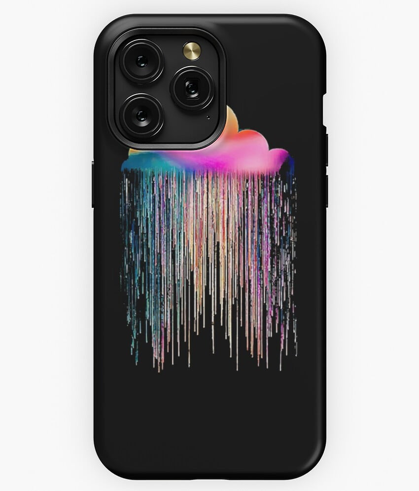 Rainbow Rain Cloud Cute Weather Graphic Design A10851 Phone Case for ...