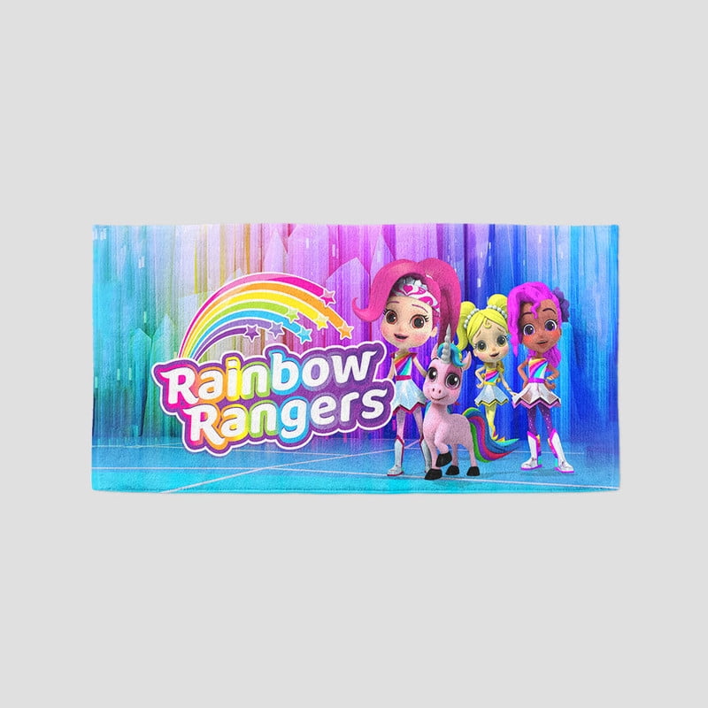 Rainbow Rangers has designed a distinctive single-sided towel, a custom ...
