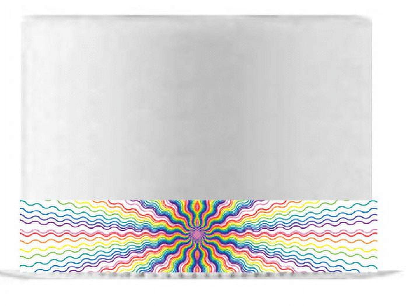 Rainbow Rays Edible Cake Decoration Ribbon -6 Slim Strips - Walmart.com
