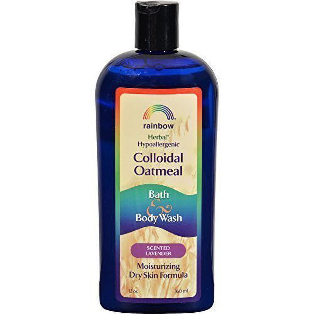 Rainbow Research Colloidal Oatmeal Bath & Body Wash, Lavender, 12oz, 4 ...