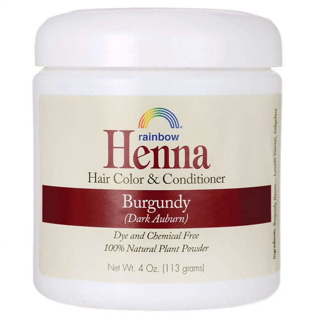 Rainbow Research Henna Hair Color And Conditioner Persian Burgundy Dark ...