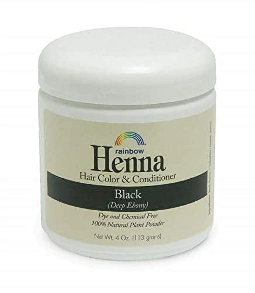 Rainbow Research Henna Hair Color and Conditioner, Persian Black Deep ...