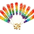 Rainbow Rock Candy - BCF26 Colorful Rock Candy Sticks Extra Large (12 ...