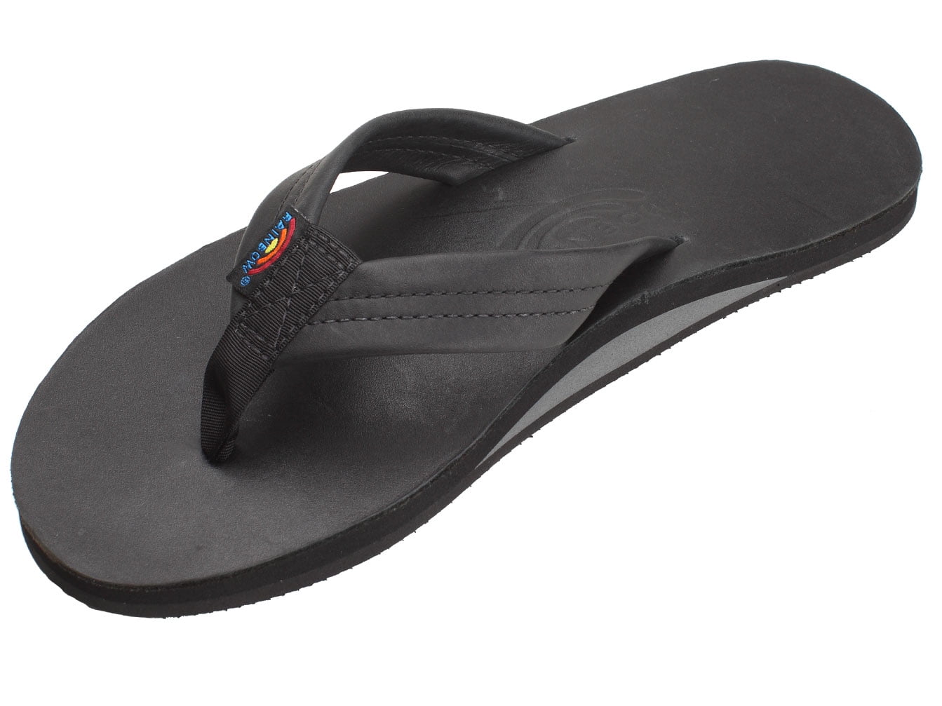 Rainbow Sandals Men's Classic Leather Single Layer Wide Strap Sandals ...