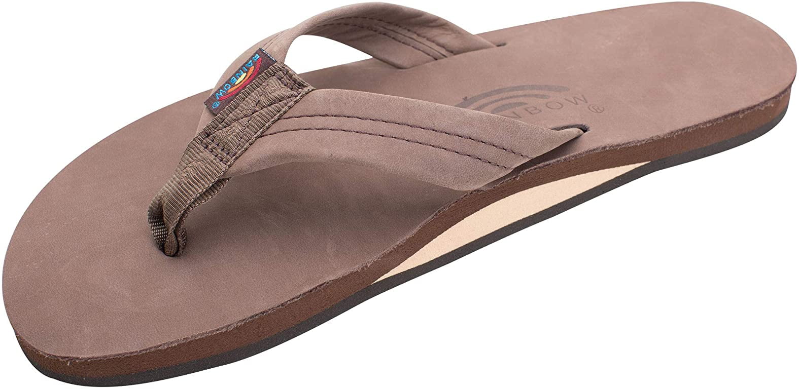 Rainbow Sandals Mens Premier Leather Single Layer with Arch Wide Strap ...