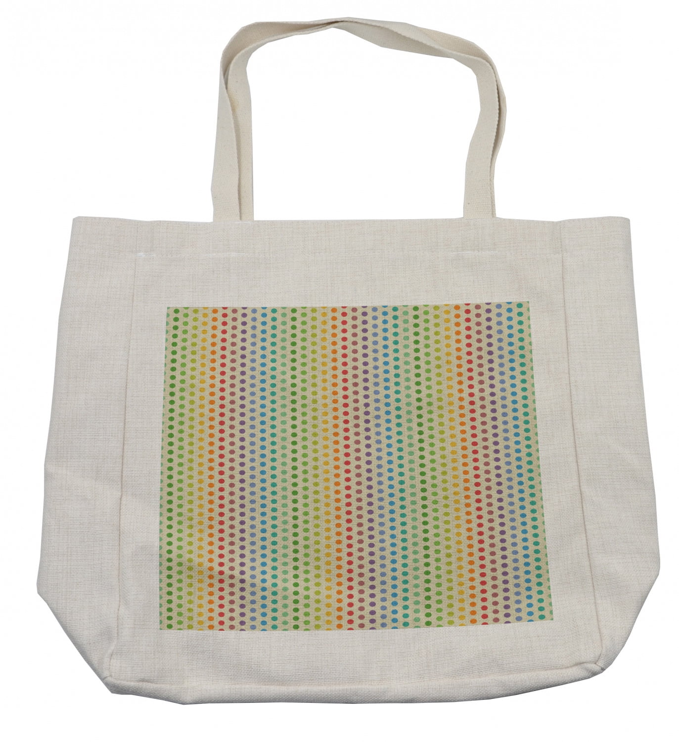 Rainbow Shopping Bag, Composition of Circles or Dots as Rainbow Color ...