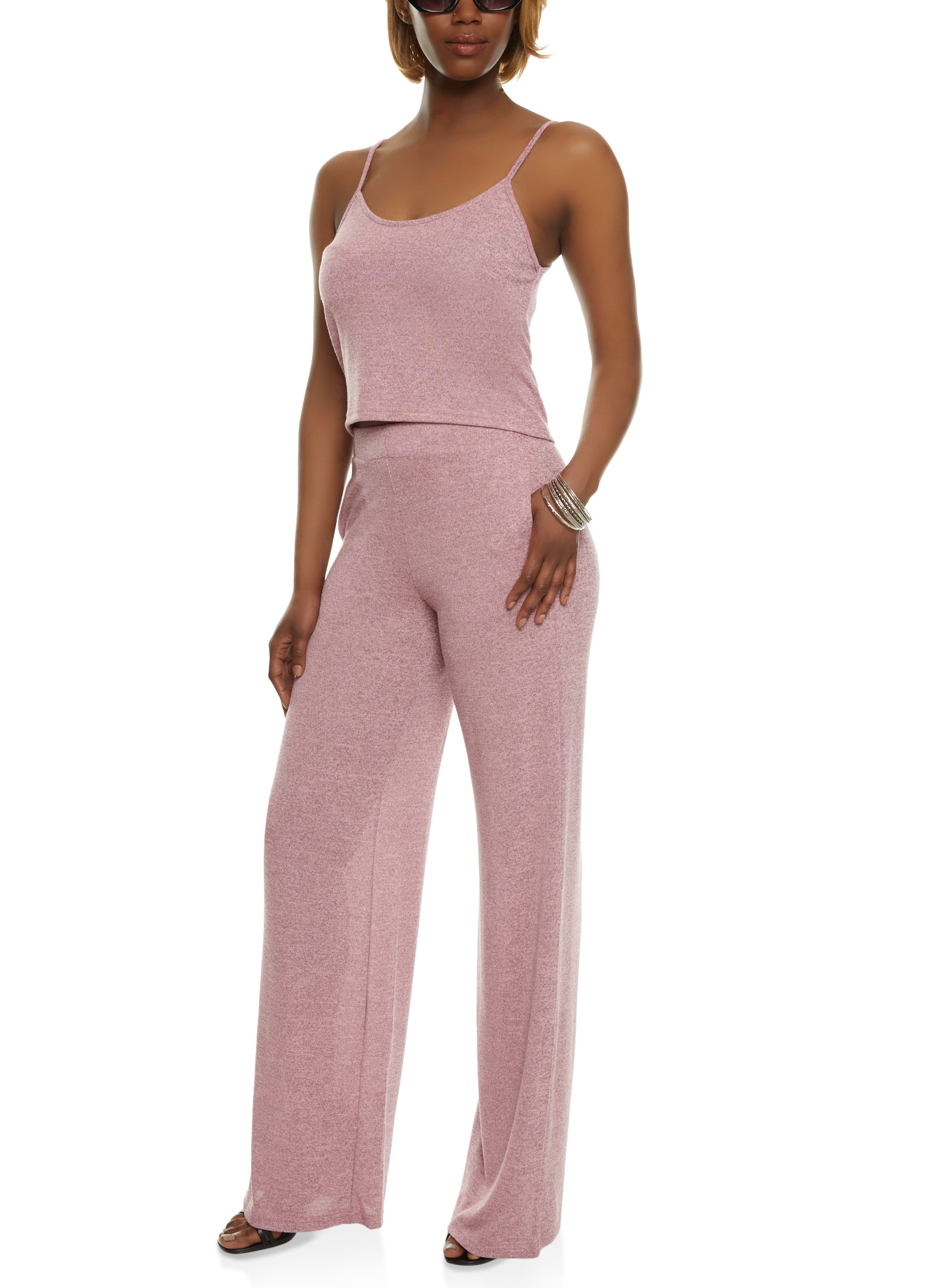 Rainbow Shops Female Adult Daisy Cropped Cami Daisy, Sleeveless, Scoop ...