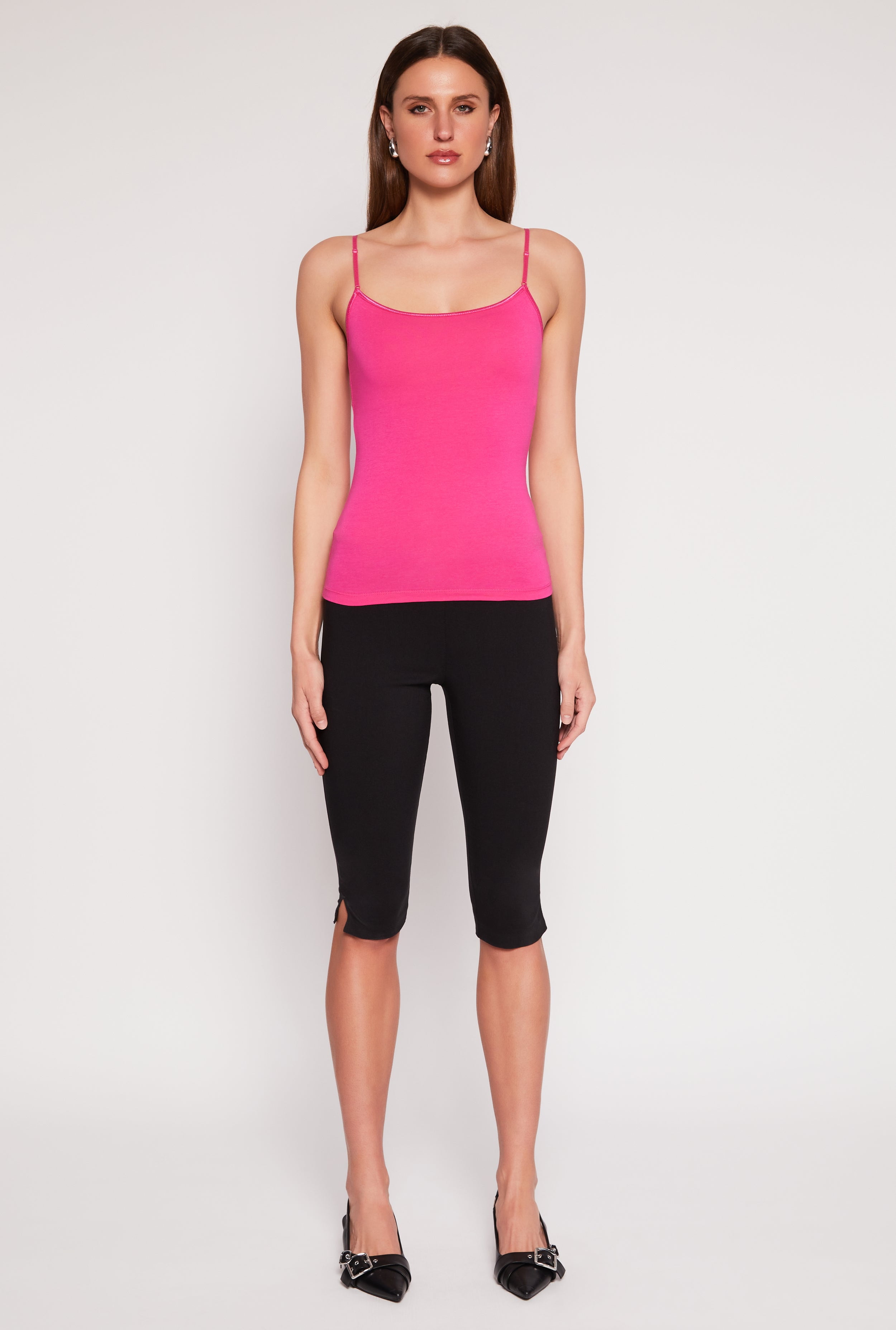 Womens Scoop Neck Shelf Bra Cami - Walmart.com