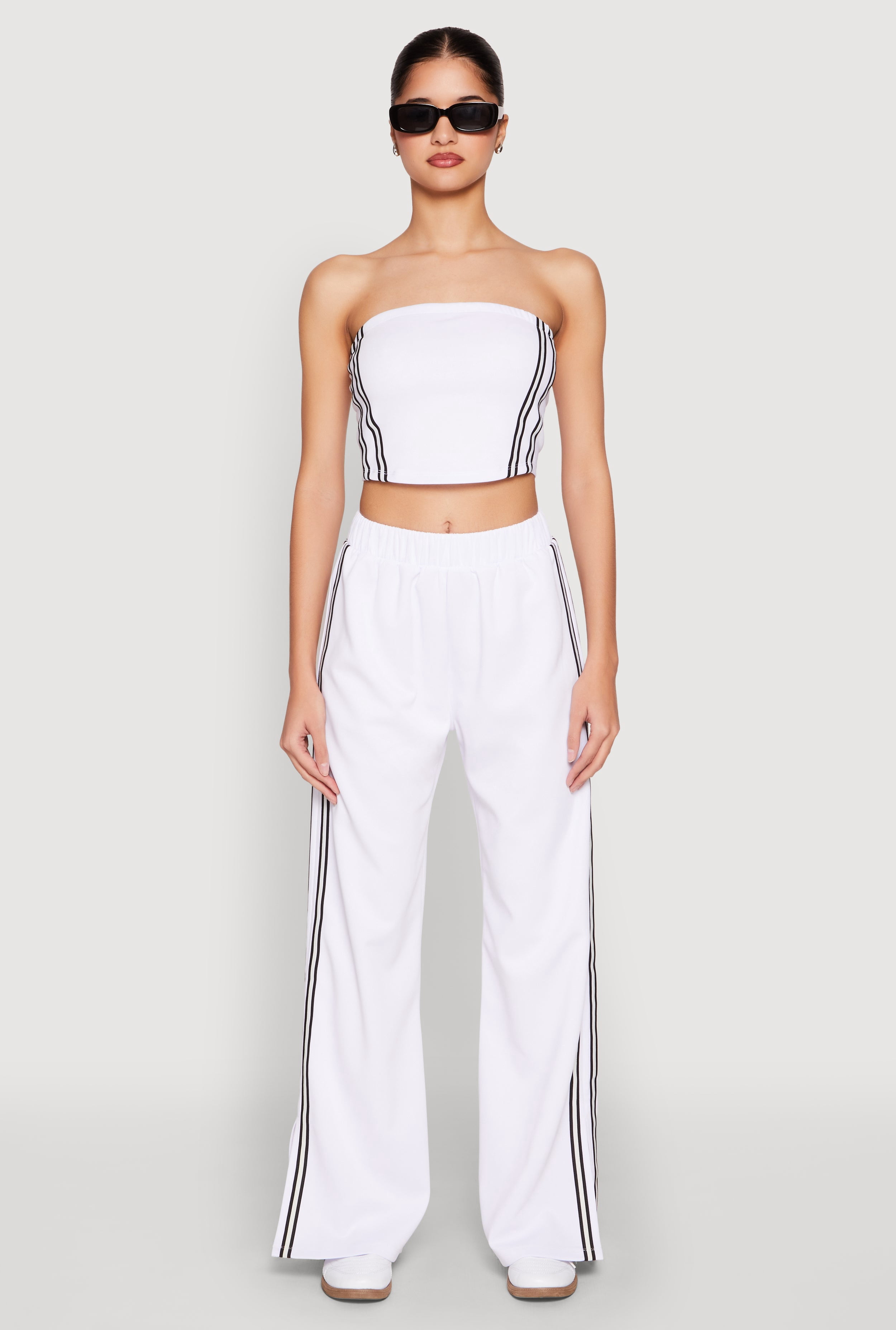 Womens Side Varsity Stripe Pants - Walmart.com
