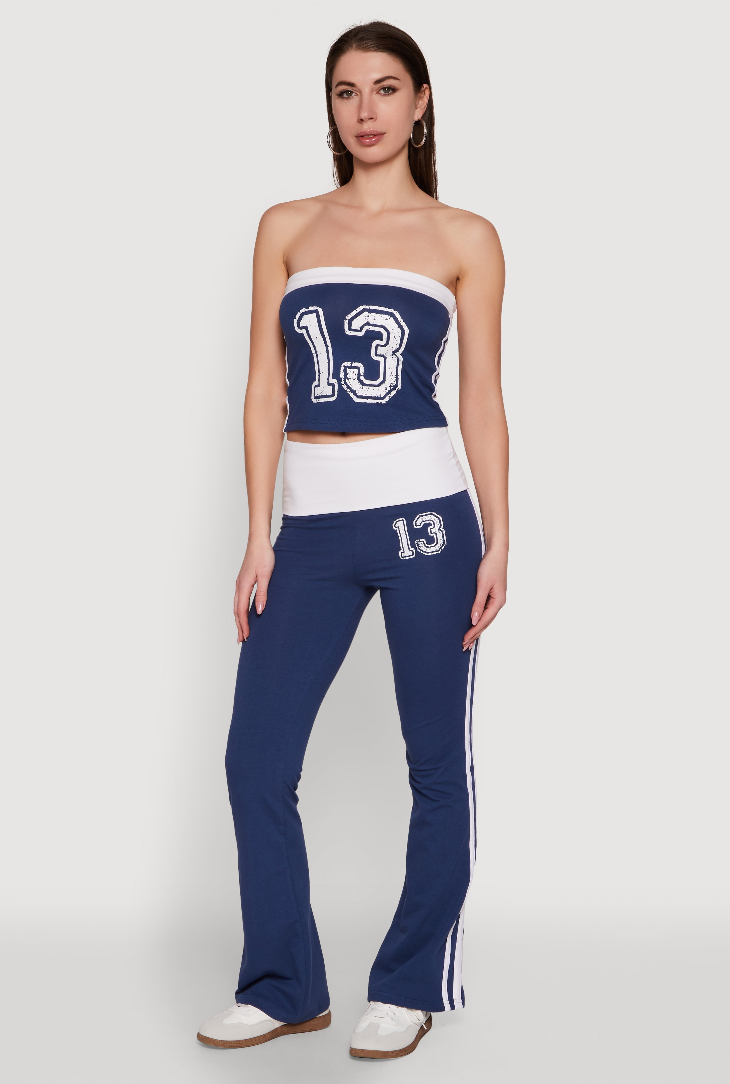 Womens Varsity Stripe Graphic Print Pants - Walmart.com