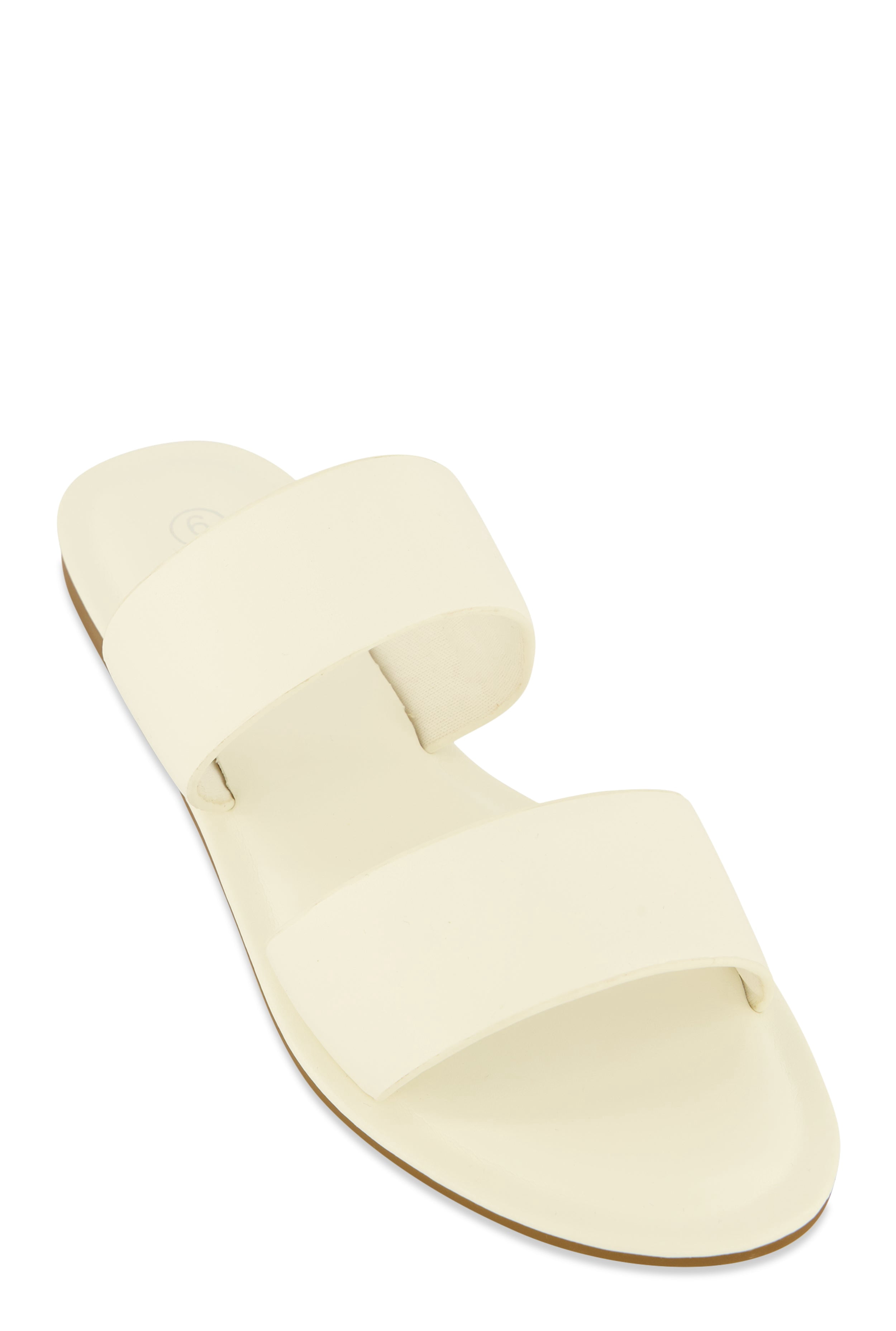Women's Double Band Slide Sandals - Walmart.com