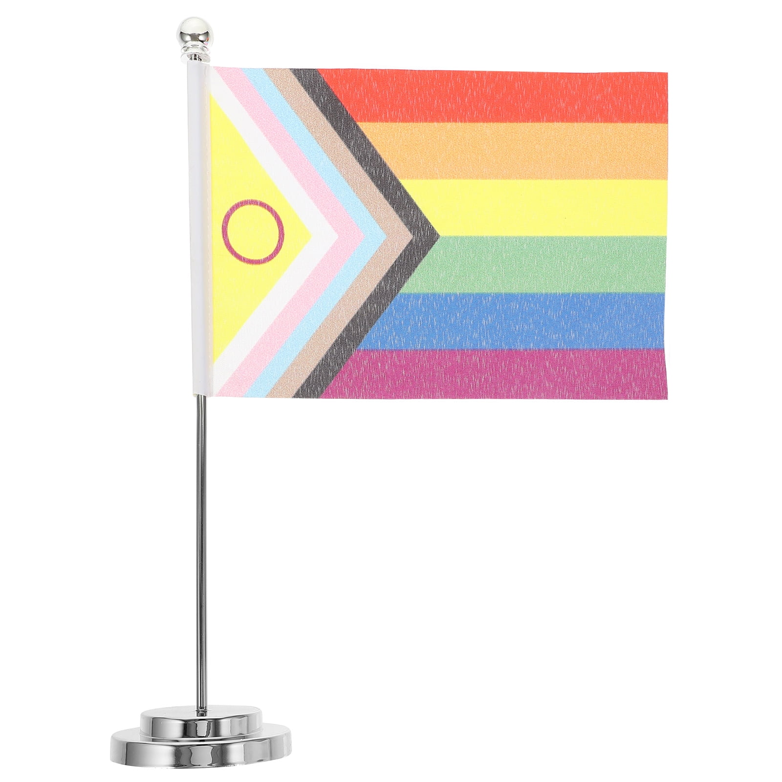 Rainbow Single Pole Table Runner Mini Flag Holder Pride Flags Decor For