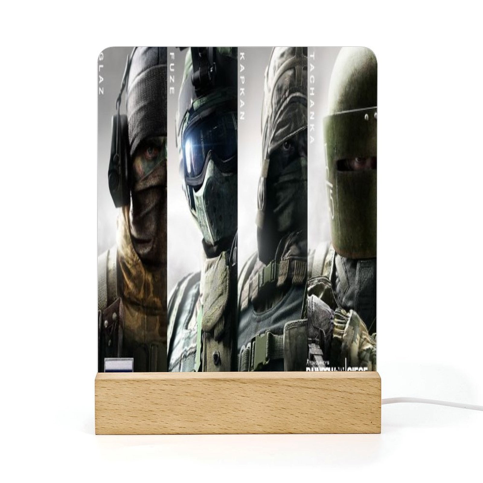 Rainbow Six Siege People Night Lights for Kids Fathers day Gifts,7 ...