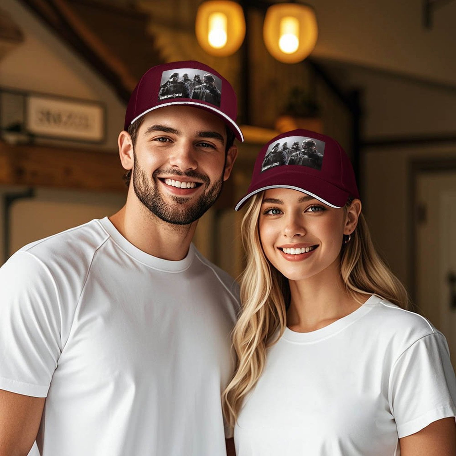 Rainbow Six Siege Soldier Mask Baseball Cap Kids Polyester Black Unisex ...