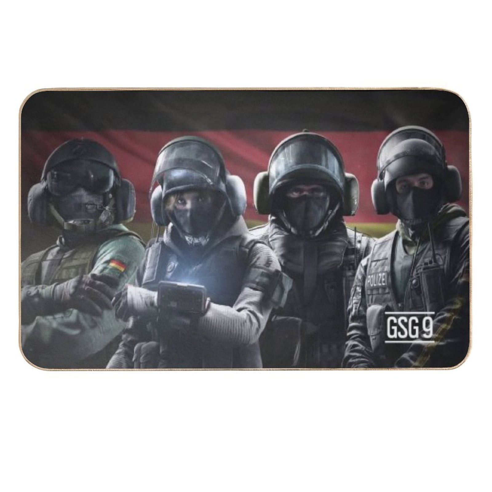 Rainbow Six Siege Special Forces Soldier Rubber Floor Mats,Multipurpose ...