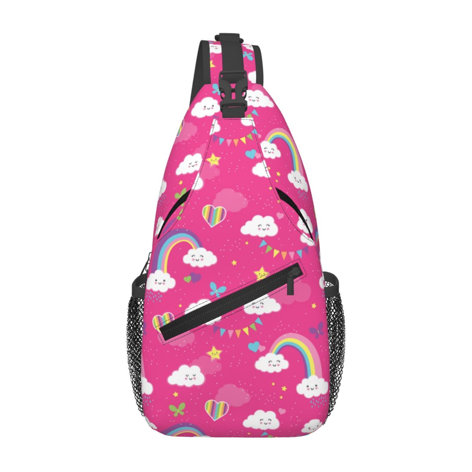 Rainbow Sky Sling Bag Chest Bag Daypack Crossbody Sling Backpack for ...