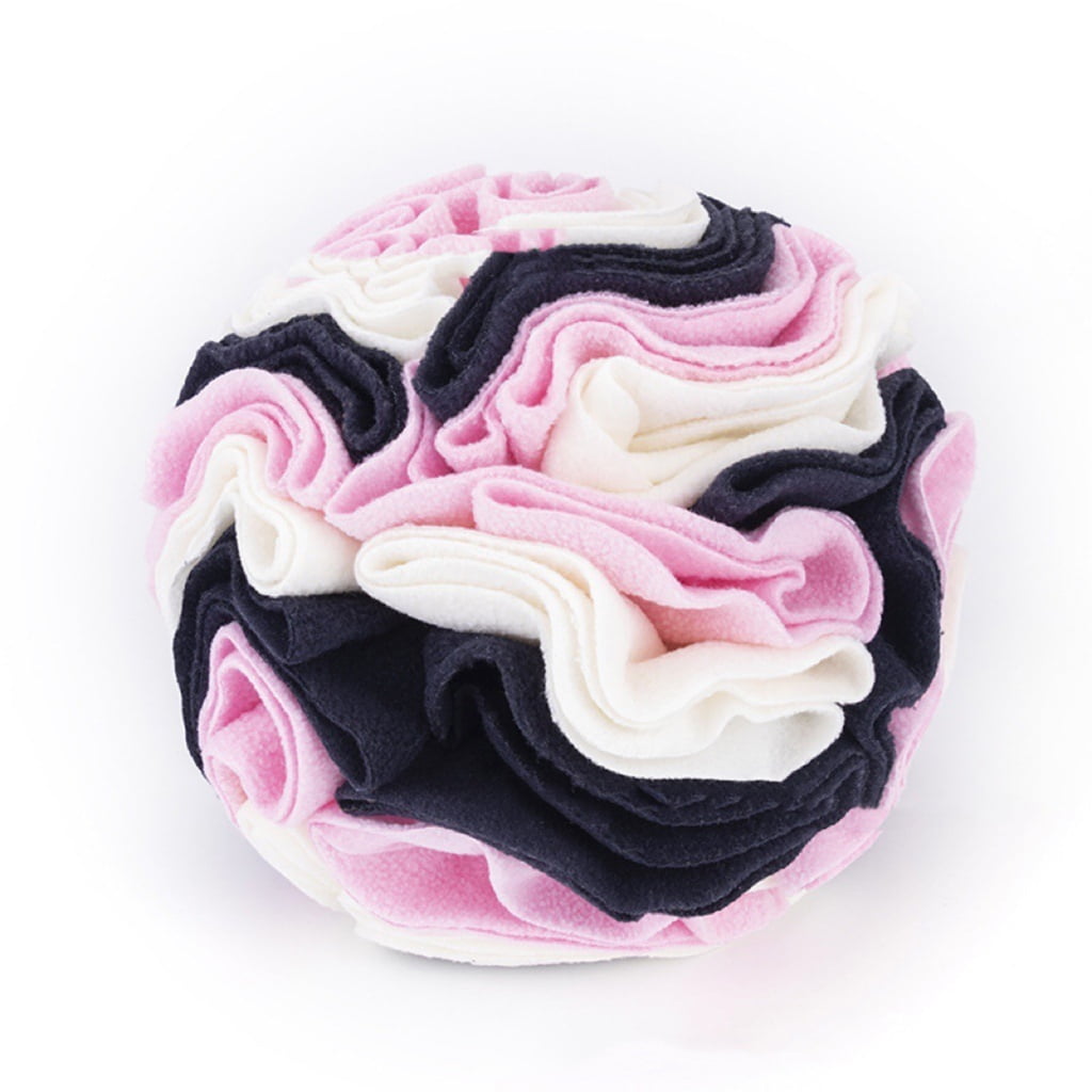 Rainbow Sniffing Ball and Treat Dispensing Toy Activate Pet Sense of ...
