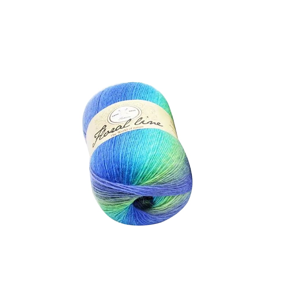 Rainbow Soft Warm Wool 100% Multicolored Gradient Wool 400meters 100 ...