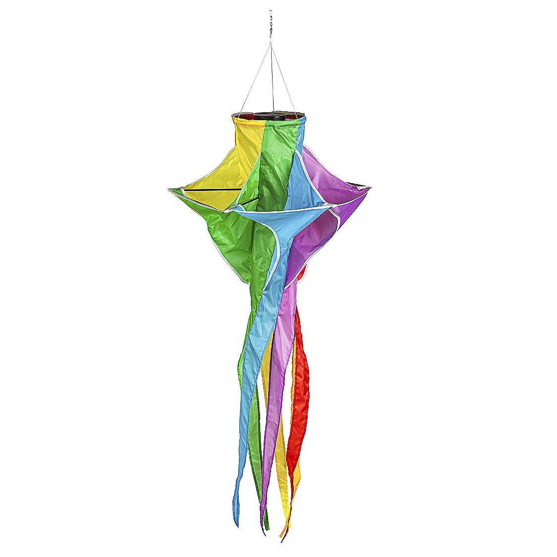 Rainbow Solar Lit Twisting Windsock - Walmart.com