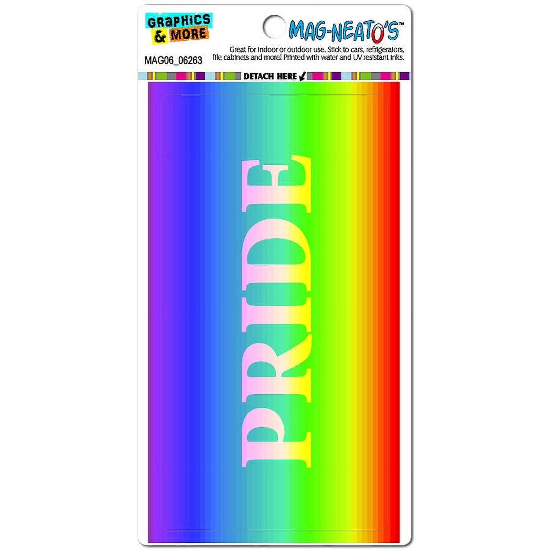 Rainbow Spectrum Pride Gay Lesbian Automotive Car Refrigerator Locker ...