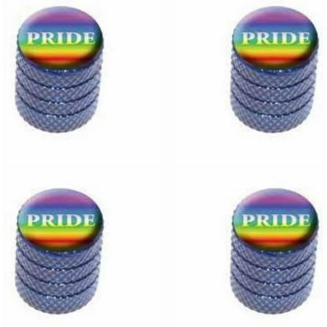 Rainbow Spectrum Pride Gay Lesbian Tire Rim Wheel Aluminum Valve Stem ...