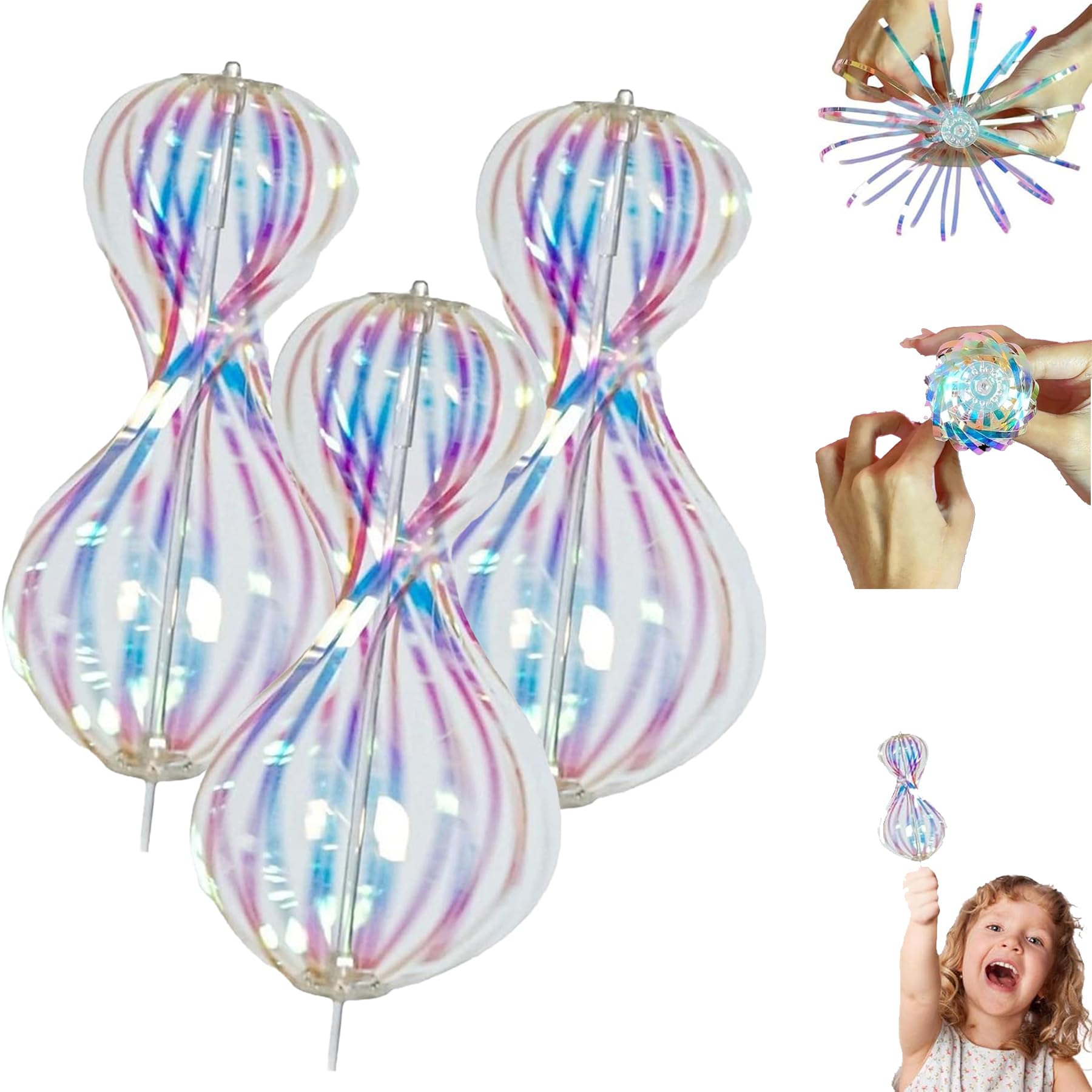 Rainbow Spinner Toy, Rainbow Twirler, Magic Rainbow Spinner, Magic ...