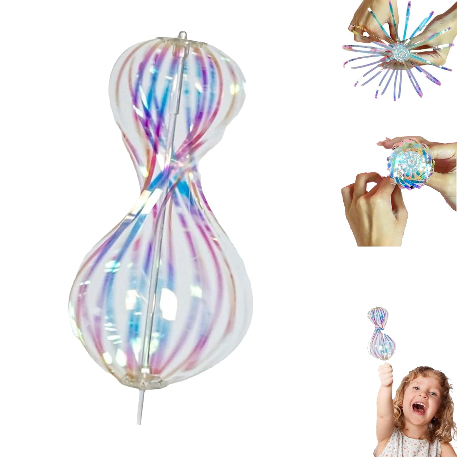 Rainbow Spinner Toy, Rainbow Twirler, Magic Rainbow Spinner, Magic ...