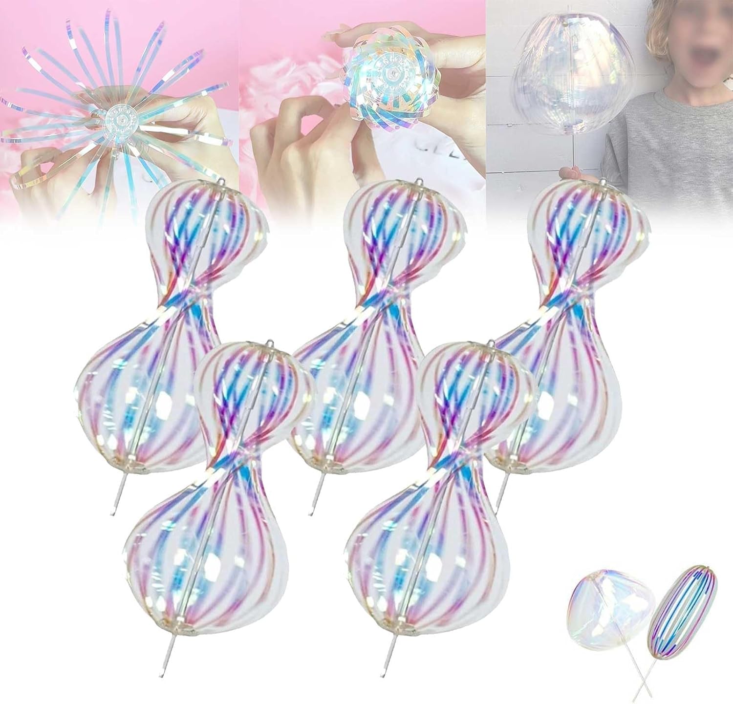 Rainbow Spinner, Rainbow Twirler, Rainbow Spinner Toy, Magic Rainbow ...