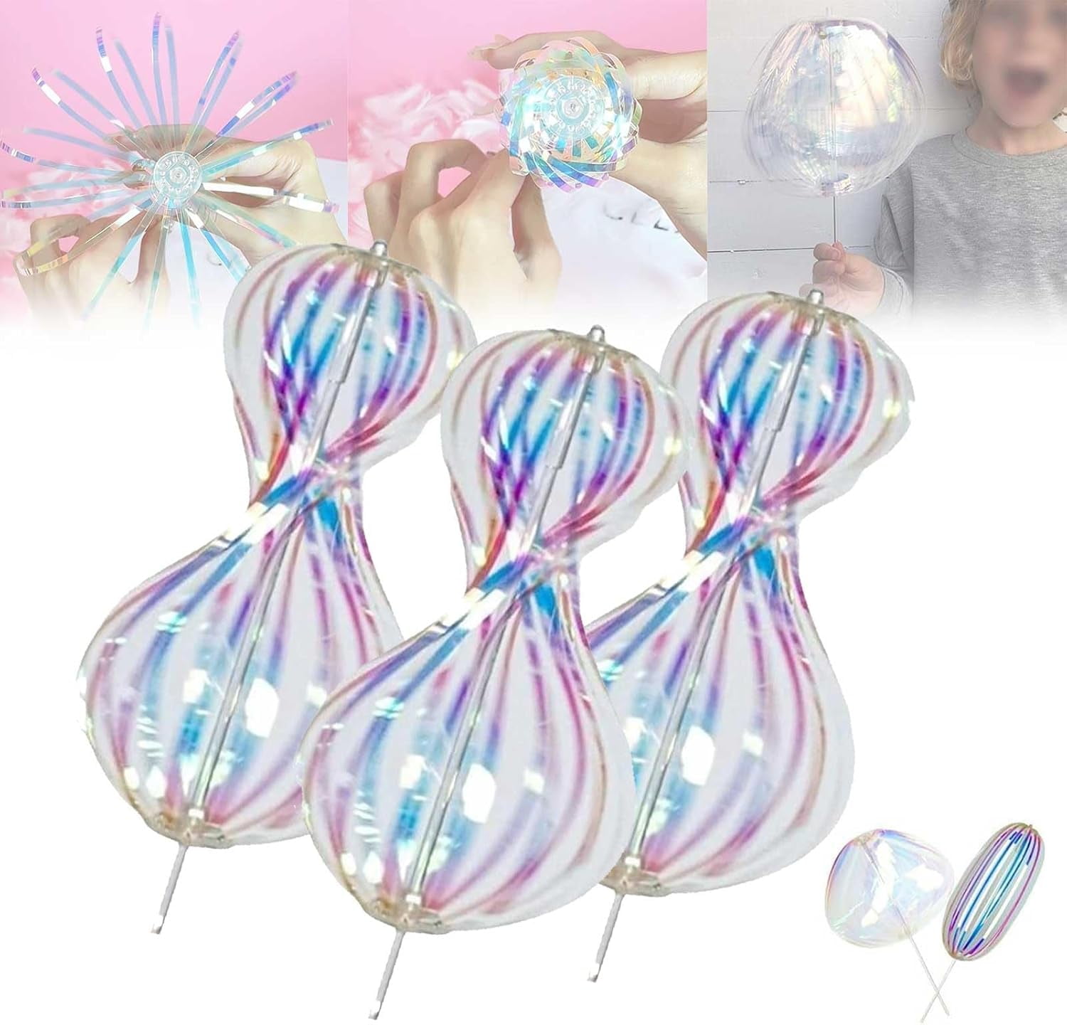 Rainbow Spinner, Rainbow Twirler, Rainbow Spinner Toy, Magic Rainbow ...