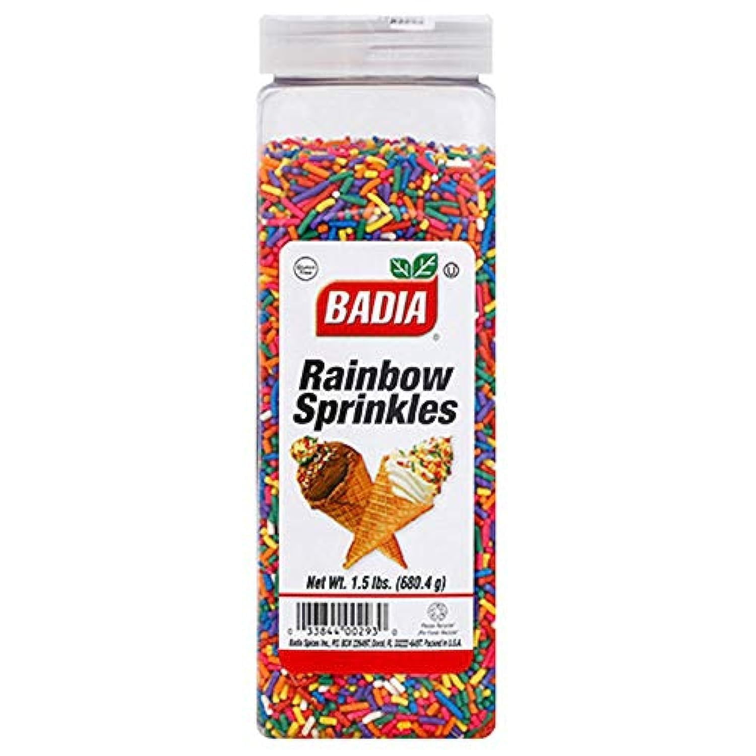 Rainbow Sprinkles - 1.5 lbs - Badia Spices - Walmart.com