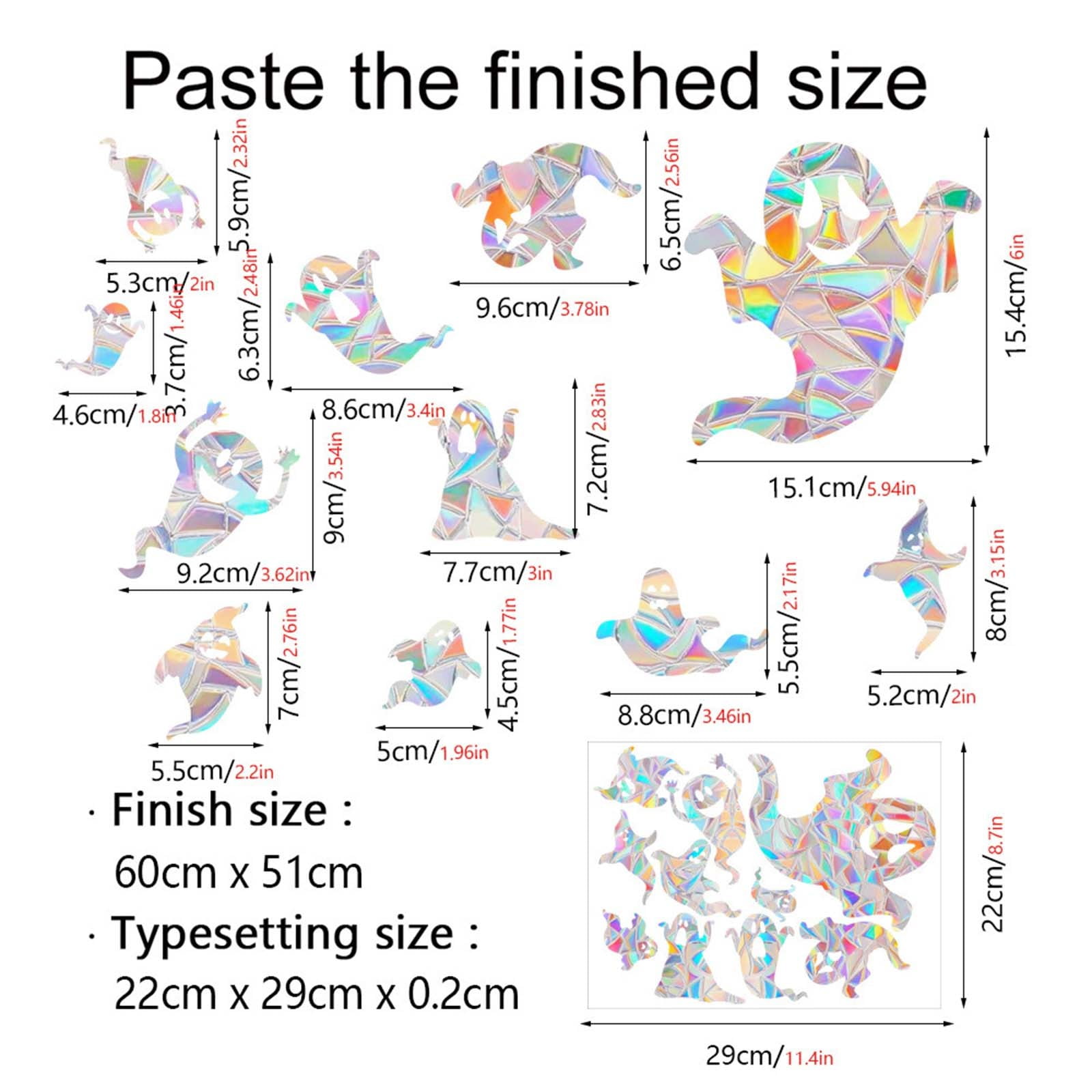 Rainbow Static Glass Window Stickers Colorful Bird Suncatcher Collision ...