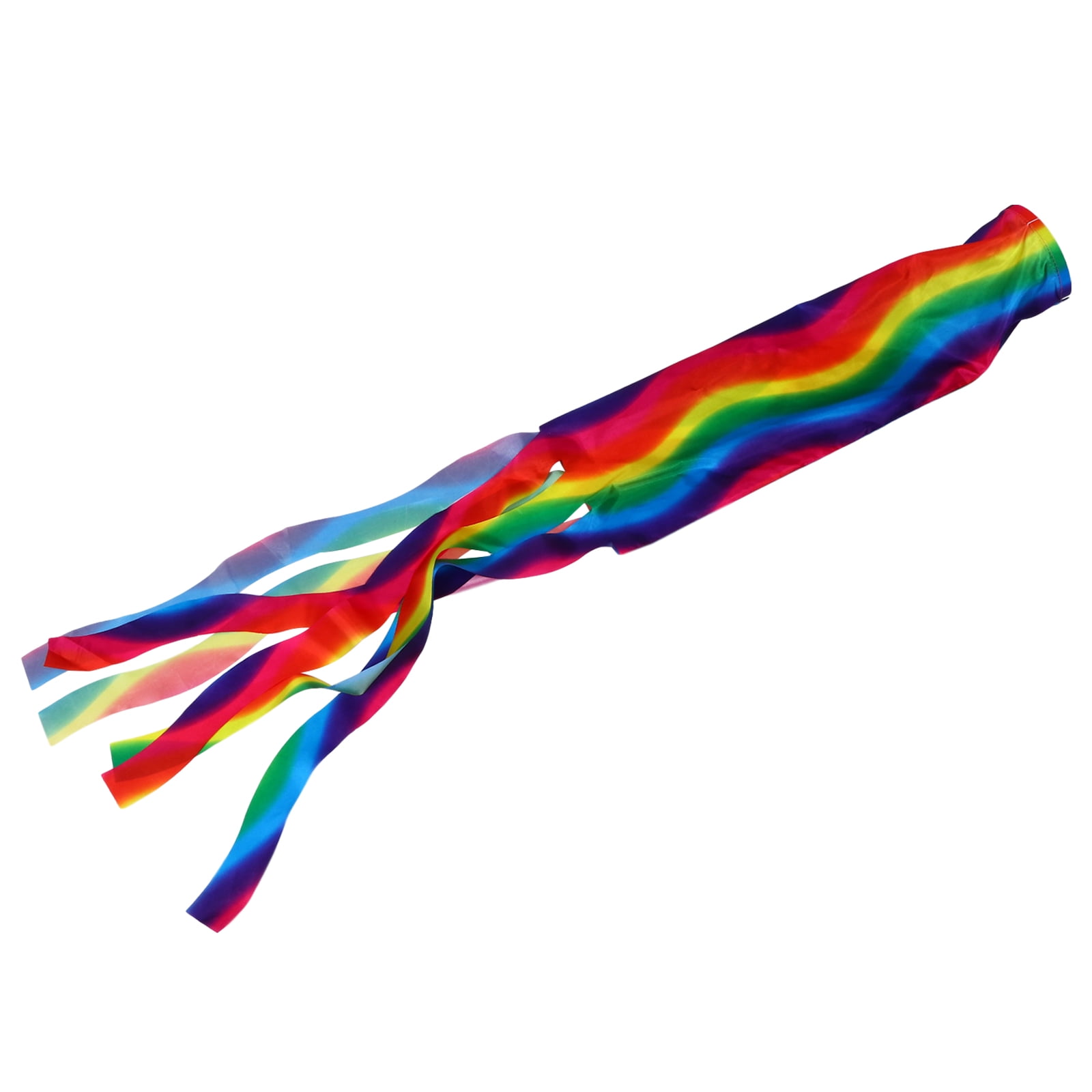 Rainbow Stripe Windsock Decorative Wind Direction Flags Garden Hanging ...
