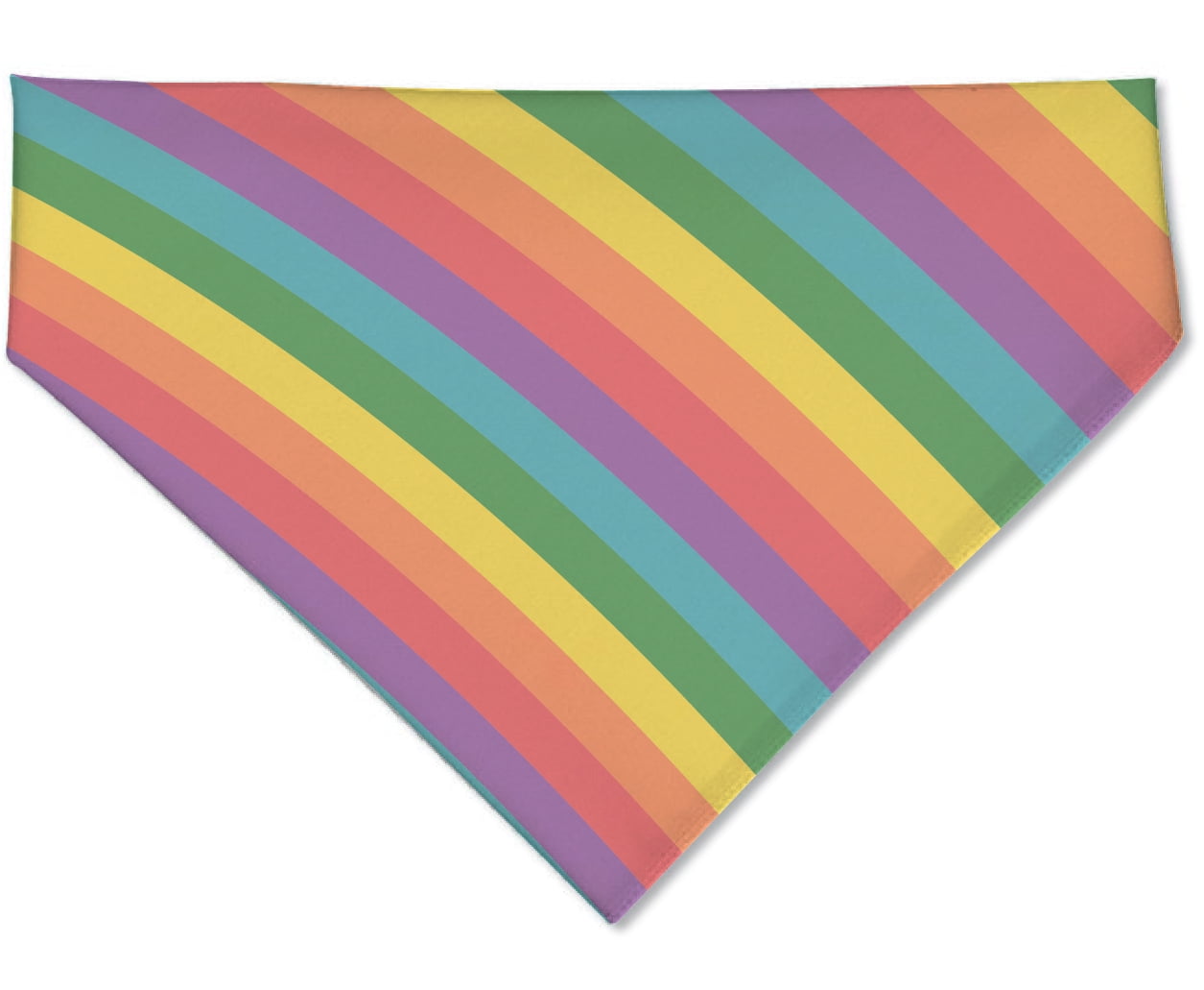 Rainbow Stripes Dog Bandana, Multi-color, M/L - Walmart.com