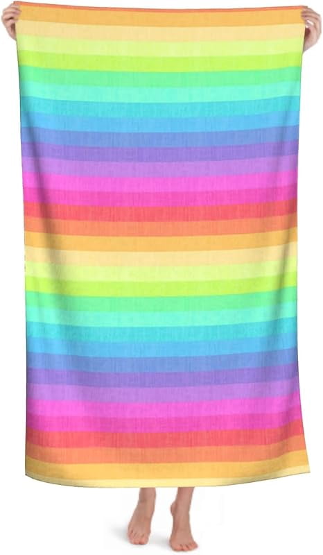 Rainbow Stripes Essentials Modern Lines Light Travel Retro Colours for ...