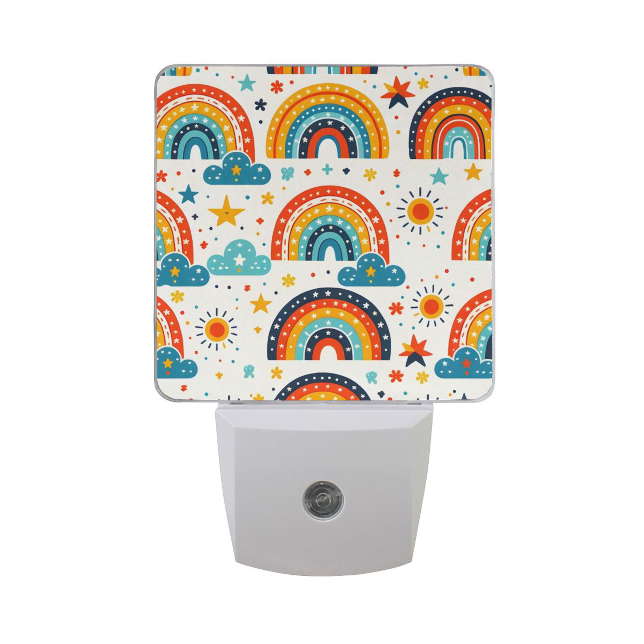 Rainbow Sun Star Cloud Night Light 2 Pack LED Nightlight Plug into Wall ...