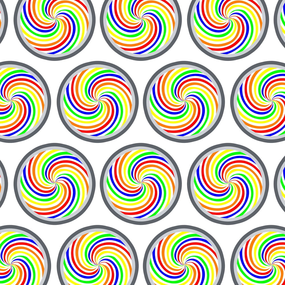 Rainbow Swirl Candy Premium Gift Wrap Wrapping Paper Roll - Walmart.com