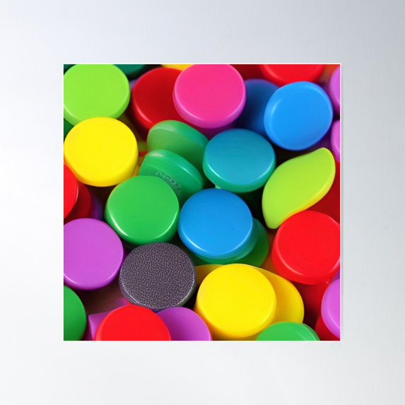 Rainbow Taffy Poster Wall Art, Modern Wall Decor For Living Room ...