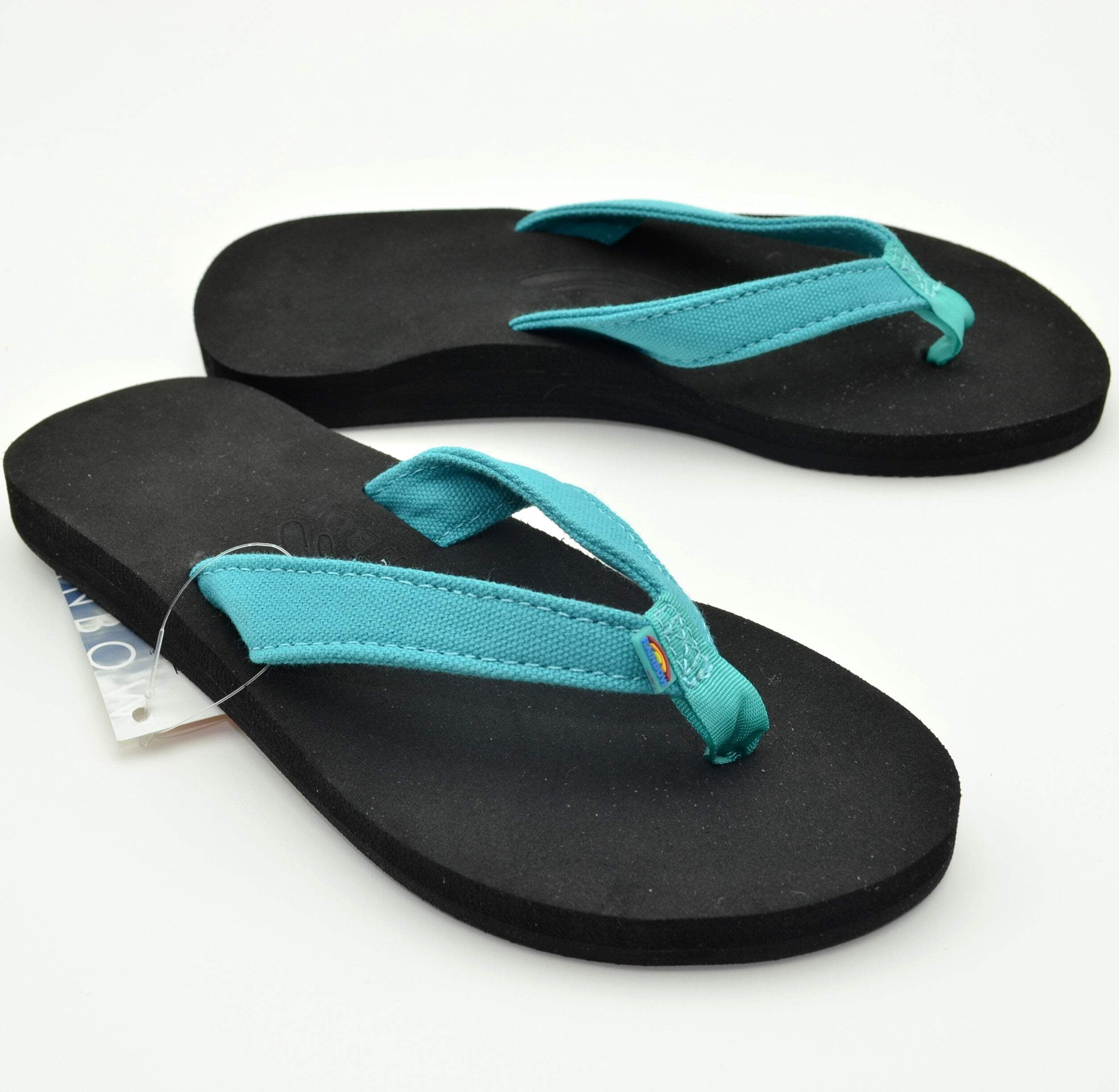 Rainbow The Bella Soft Top Canvas Strap Women's Flipflop Sandal ...