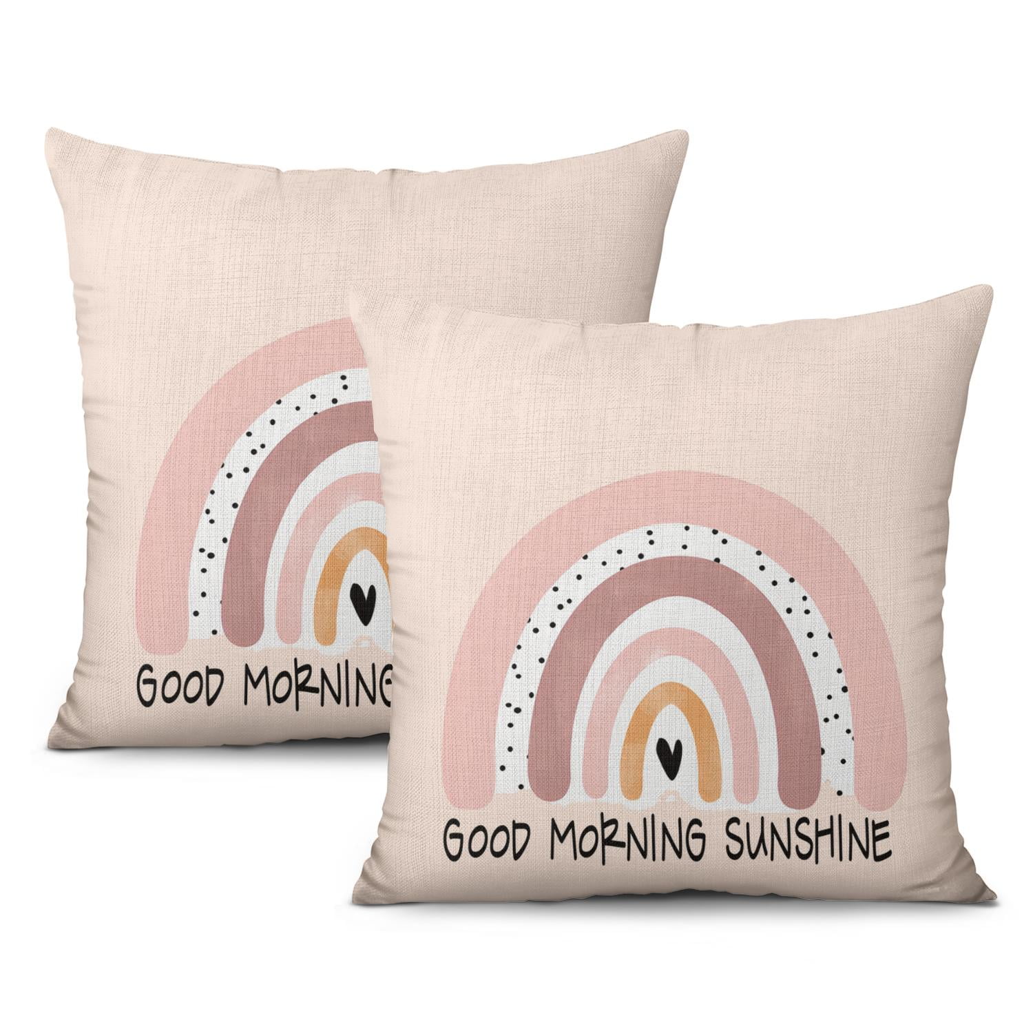 Rainbow Throw Pillow Covers Inserts & Covers,Soft Pillow Cas Covers ...