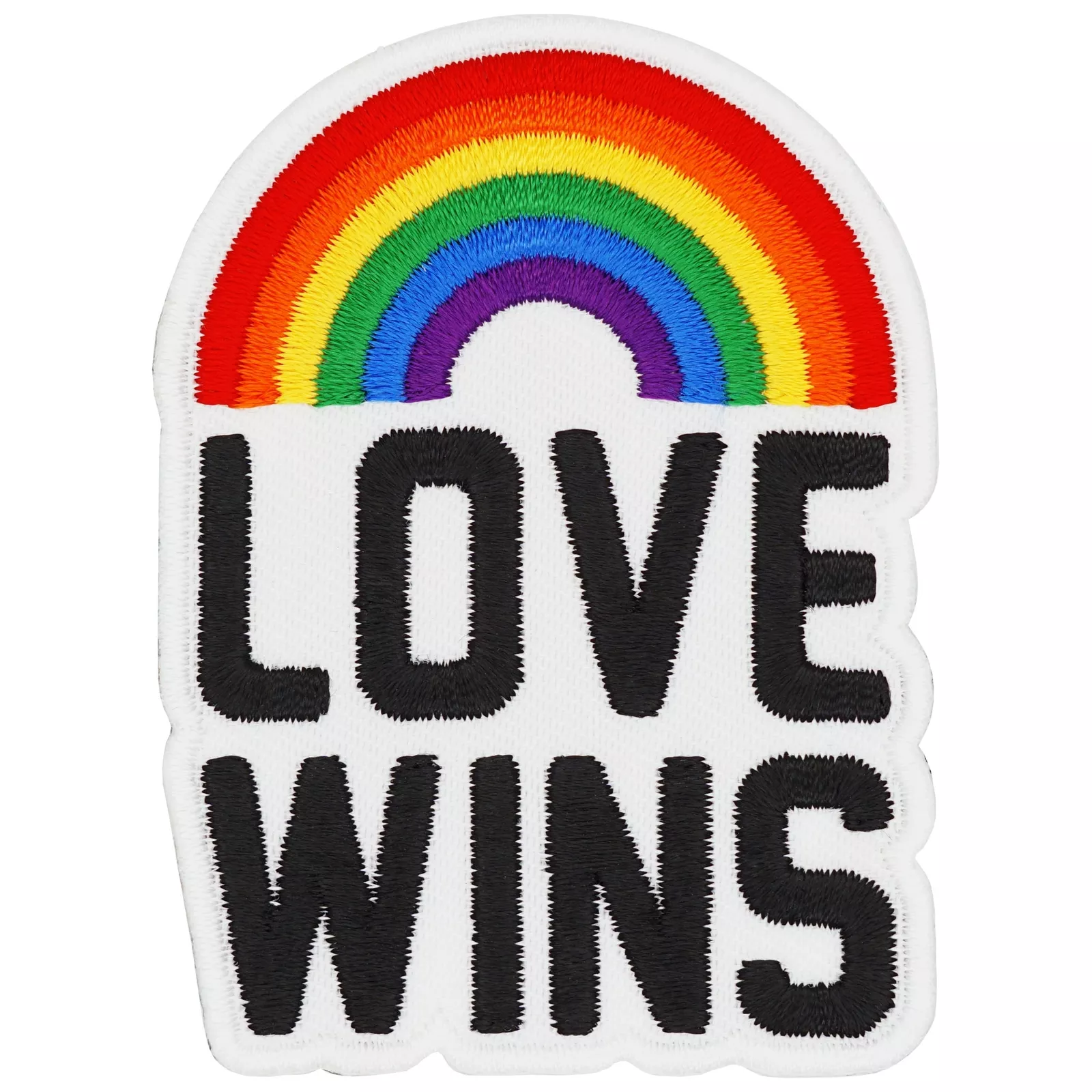 Rainbow Topped Love Wins Awareness Patch, LGBT Pride Patches - Walmart.com