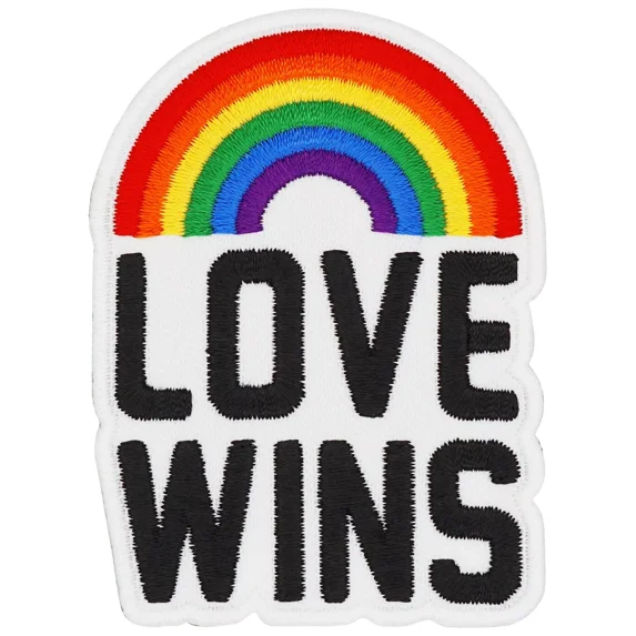 Rainbow Topped Love Wins Awareness Patch, LGBT Pride Patches - Walmart.com
