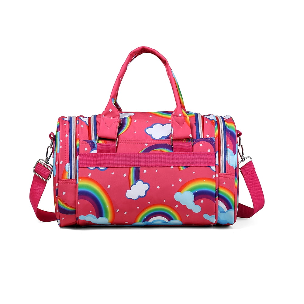 Rainbow Tote Bag Waterproof Travel Tote Bag with Zipper for Women,Girls - Walmart.com
