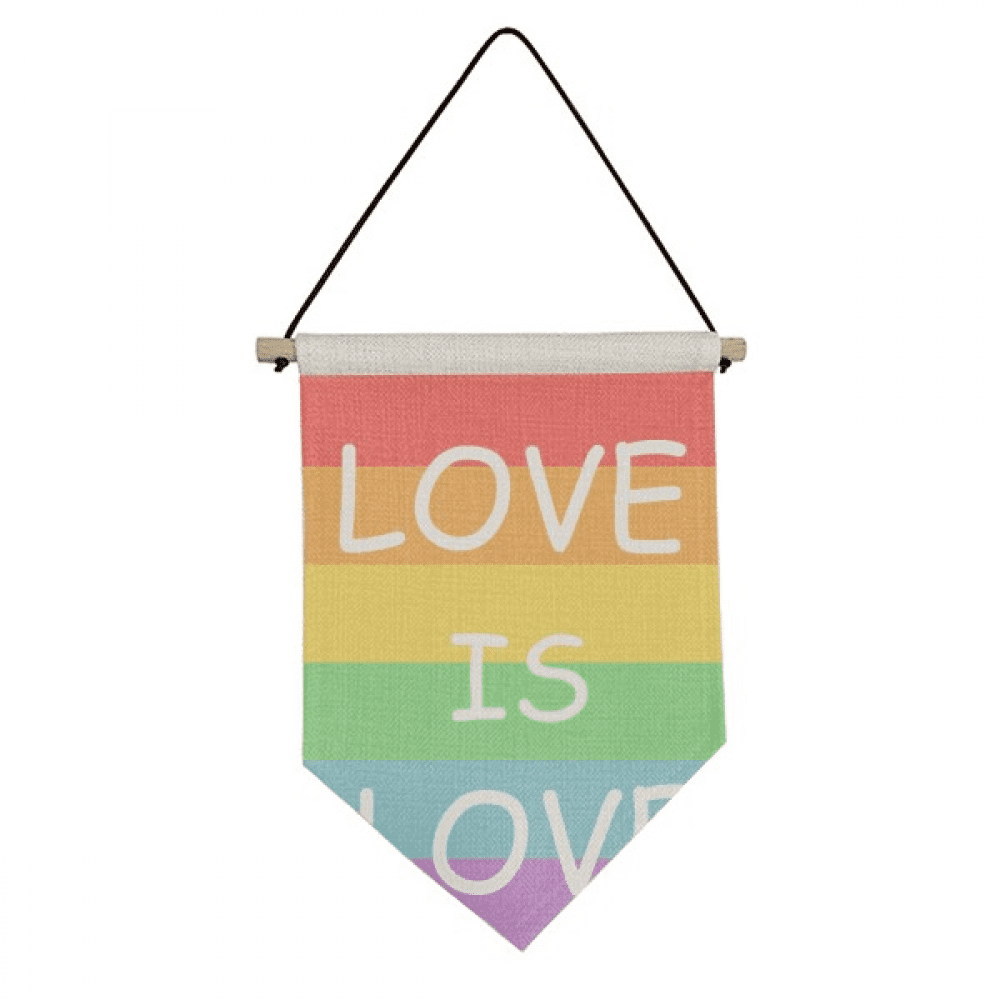 Rainbow Transgender LGBT Canvas Flag Hanging Wall Art Decor Banner ...