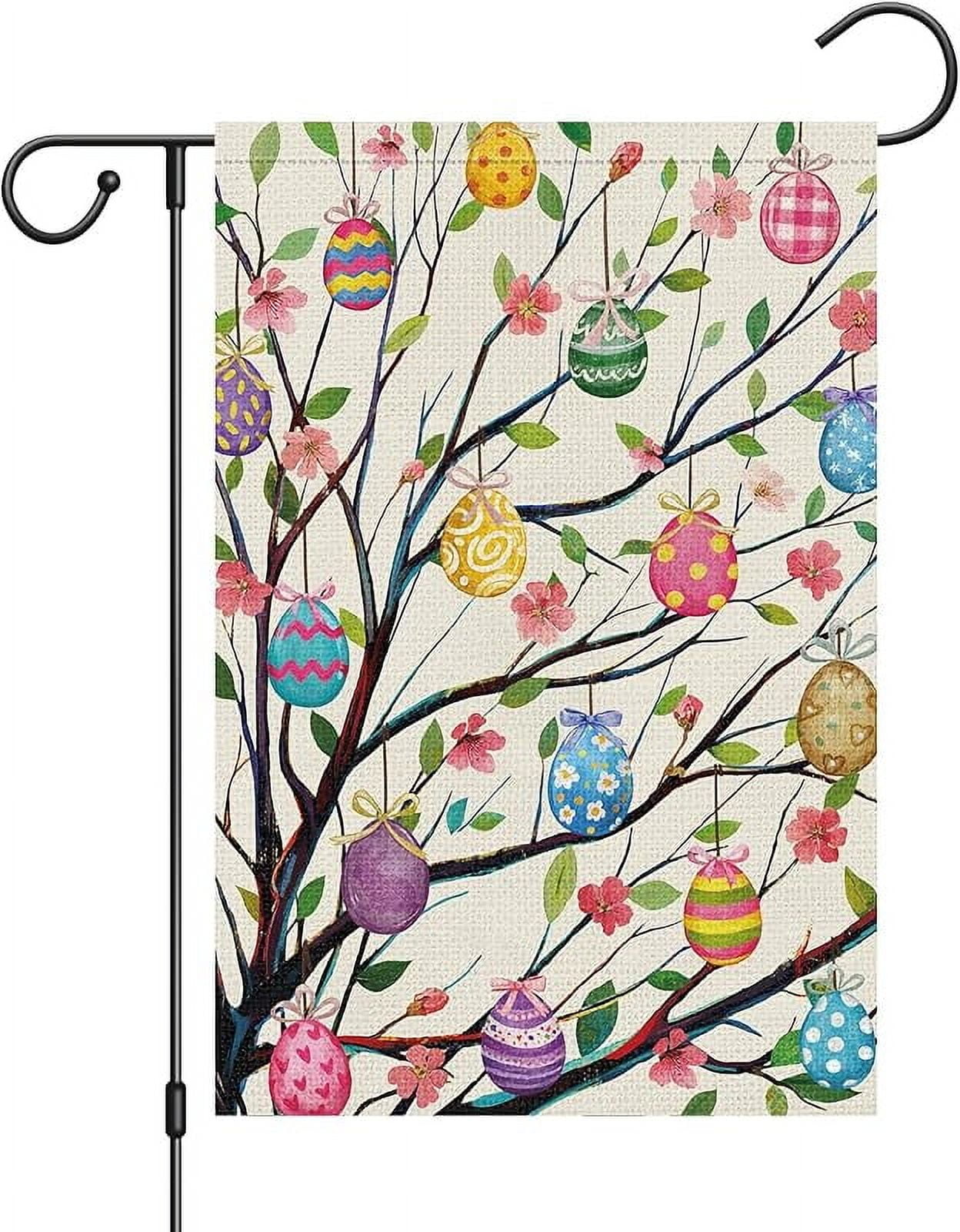 Rainbow Tree Pride Garden Flag Love Heart 12x18 Inches Double Face ...