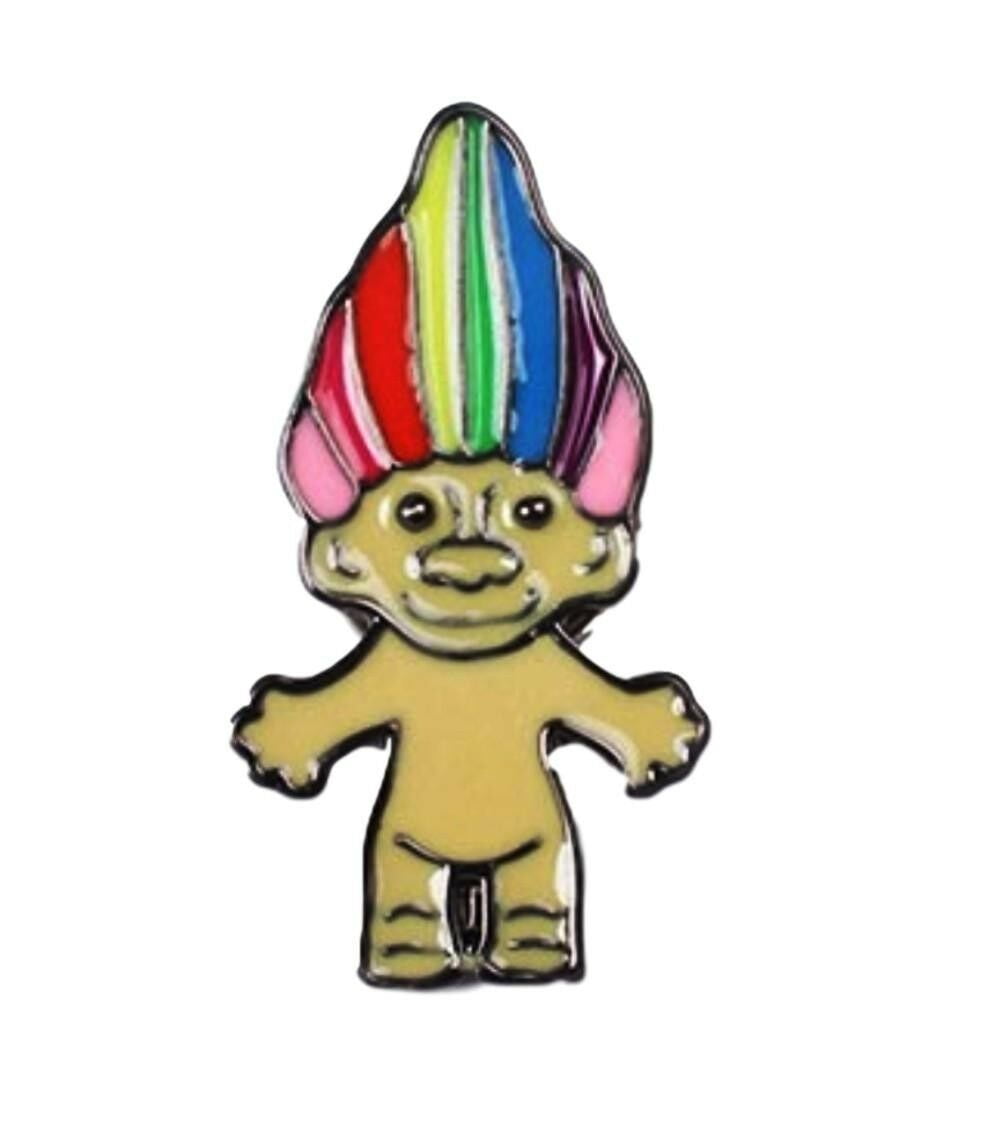 Rainbow Troll Metal Enamel Pin - Walmart.com