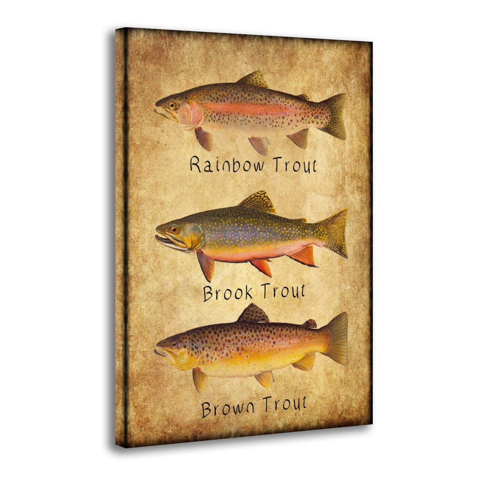 Rainbow Trout Canvas Art Poster and Wall Art Picture Print Modern ...