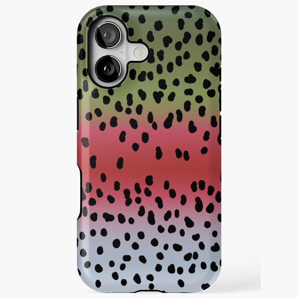 Rainbow Trout Skin Fly Fishing Freshwater Angler Tough Phone Case 11 12 ...